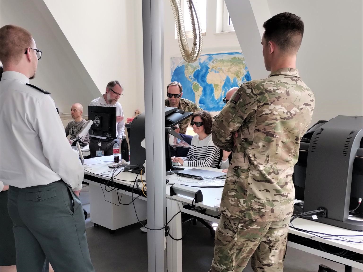 Visite du cercle des officiers de l’ERM - IGN